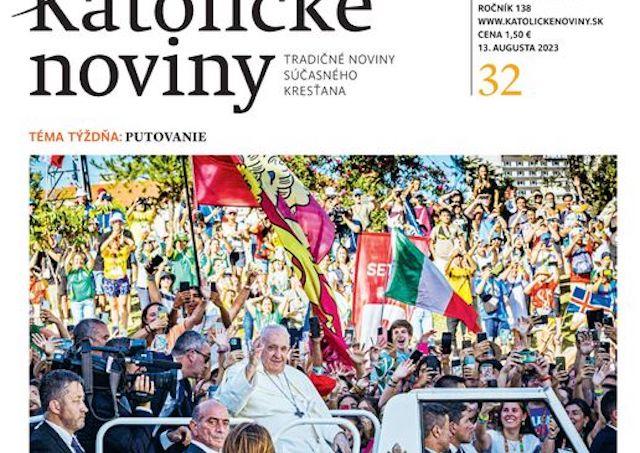 Katolícke noviny prinášajú reportáž zo Svetových dní mládeže v Lisabone